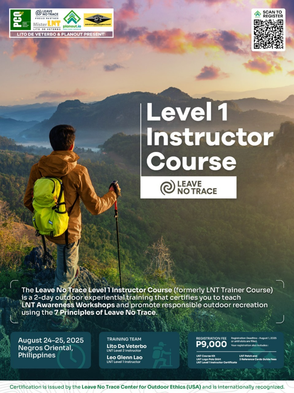 Leave No Trace Level 1 Instructor Course 2025 | Planout