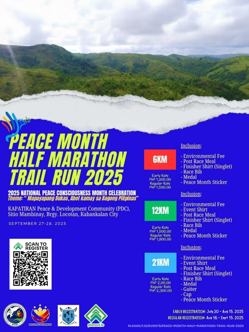 Peace Month Half Marathon Trail Run 2025 | Planout
